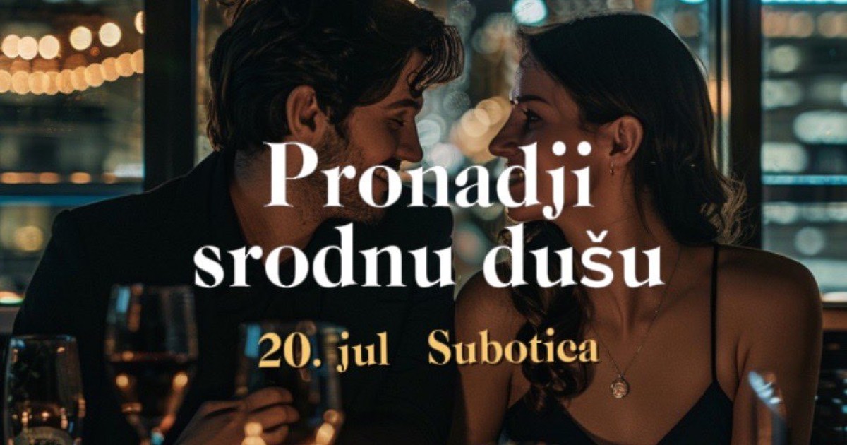 BRZO UPOZNAVANjE u Subotici - Mali trg - Ostalo | 20.07.2024 ...