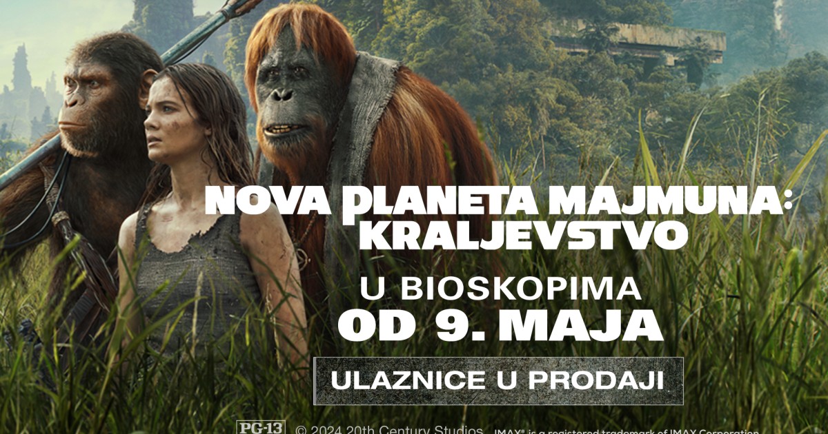Film: Nova planeta Majmuna: Kraljevstvo - Bioskop "Abazija" - Film | 02 ...