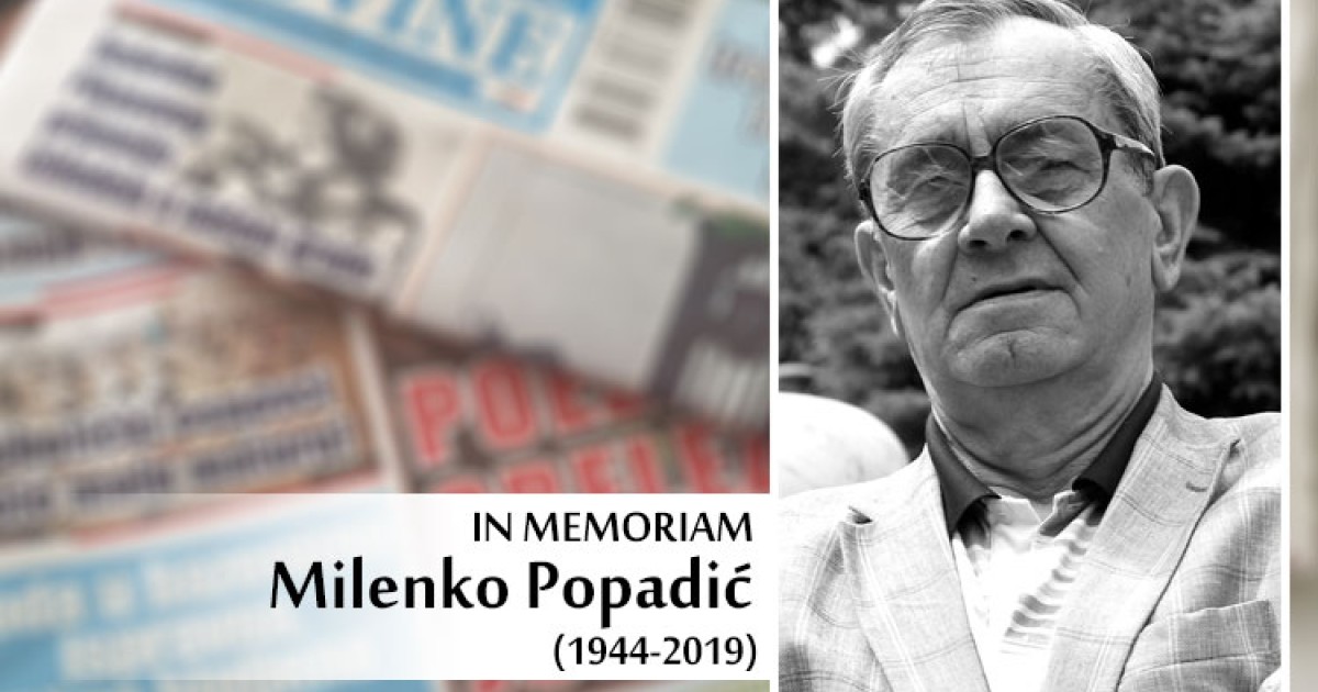 Preminuo novinar i pisac Milenko Popadić | (Vesti - 27. 06. 2019 ...