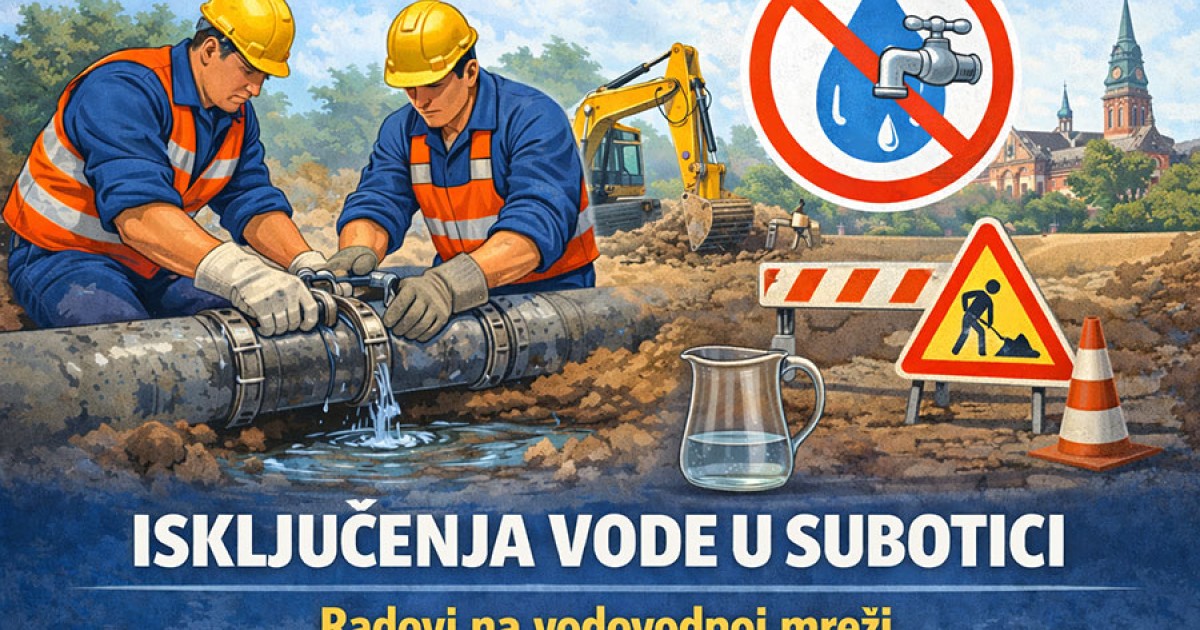 Sutra bez vode stanovnici MZ "Dudova šuma" i naselja Rata u Bajmoku ...