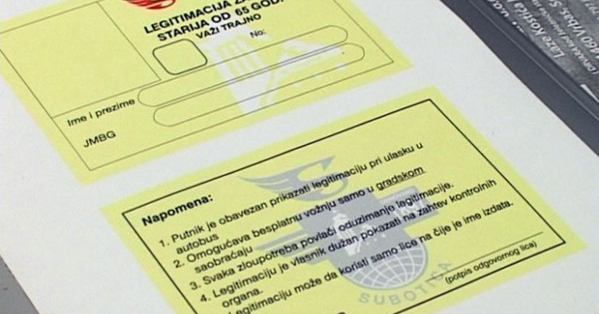 Besplatne autobuske karte za starije od 65 godina | (Vesti - 23. 01 ...