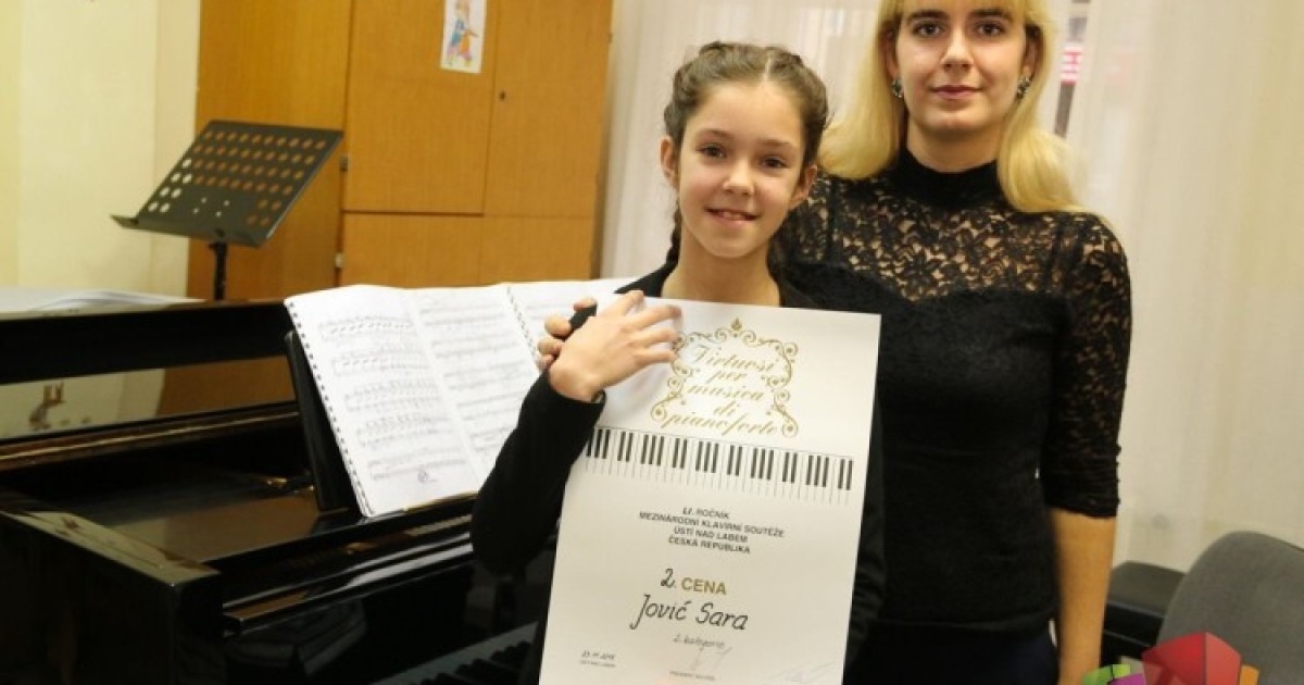 Pianistkinja Sara Jović osvojila nagradu na prestižnom takmičenju ...