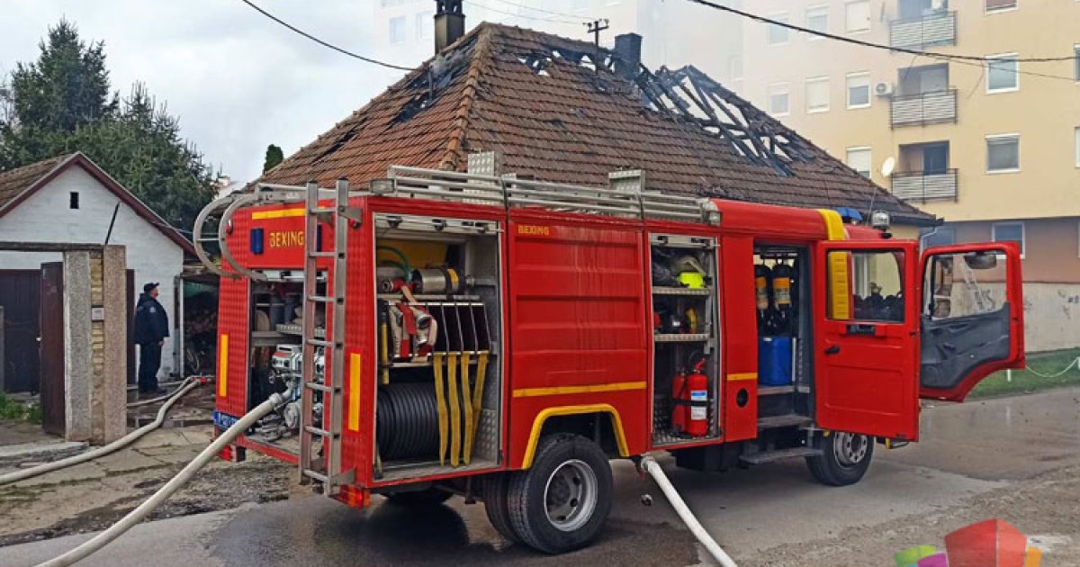 Požar u kući u ulici Koste Racina, deca spasena dok je vatra buktala ...