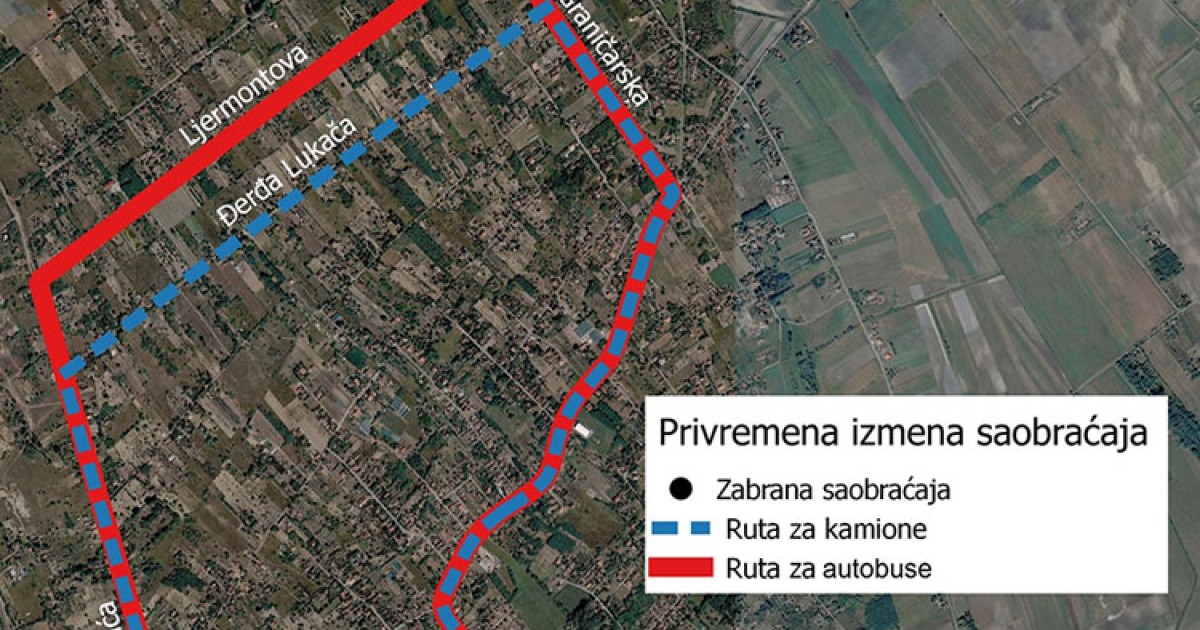 Počela izgradnja kružnog toka na raskrsnici ulica 51. Divizije i ...