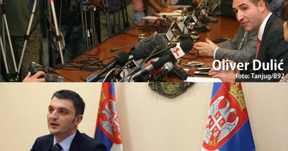 Podignuta optužnica protiv Olivera Dulića i Nebojše Janjića | (Vesti ...