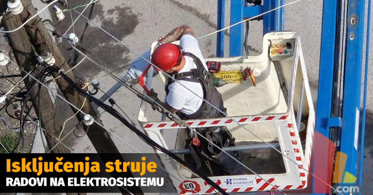 Isključenja struje za ponedeljak (23. jun) | (Vesti - 22. 06. 2025 ...