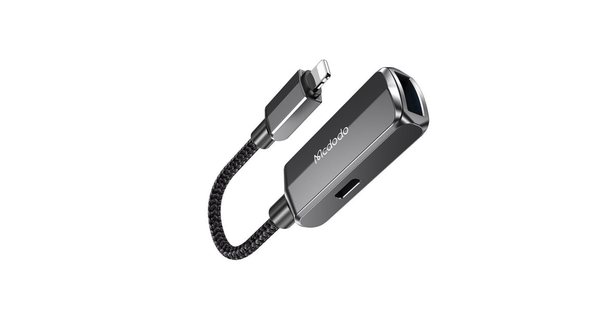 MCDODO CA-2690 Adapter 2U1 LIGHTNING NA USB-A 3.0 + LIGHTNING ...