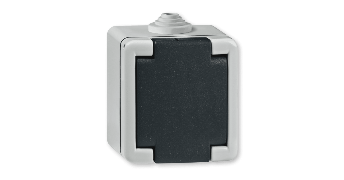 Prikljucnica 2P ARMOR sa plasticnom telom NF standard IP55 | Subotica.com