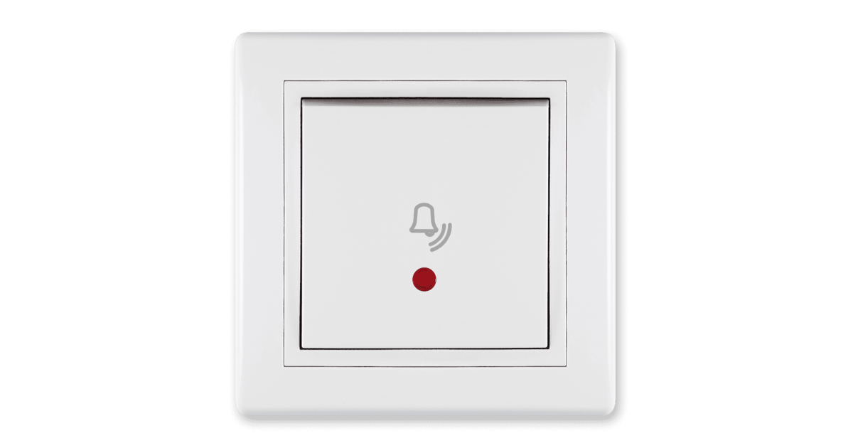 PRESTIGE taster za zvono sa indikacijom 10A beli 610I.00 | Subotica.com