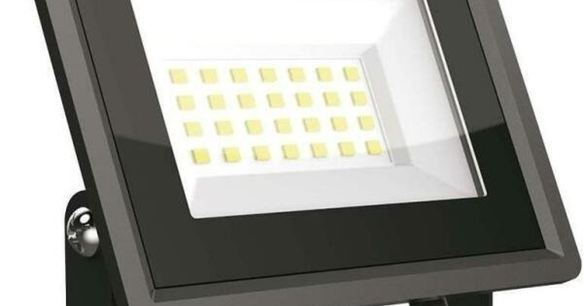 LED REFLEKTOR 20W CW 6500K HLADNO BELA CRNI VTAC | Subotica.com