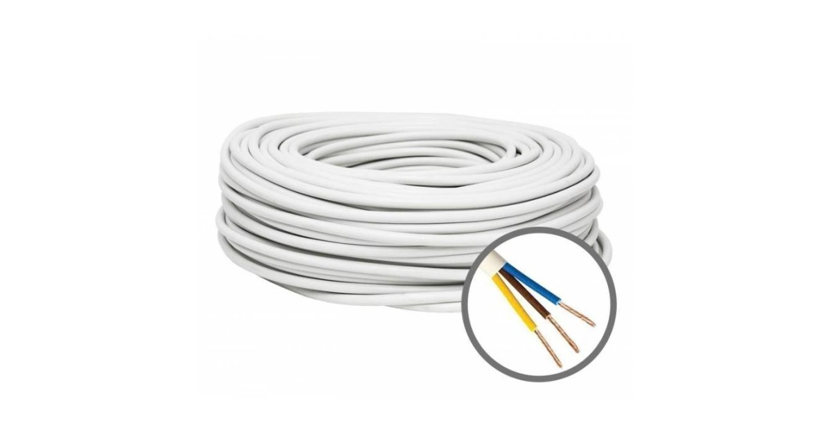 (Z) PP/L 3x1.5 bela Licnasti kabel (H03VV-F) | Subotica.com