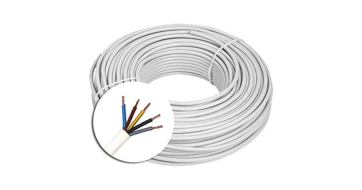 (P) PP/J 5x1.5 licnasti kabel beli (H05VV-F) PRYSMIAN | Subotica.com