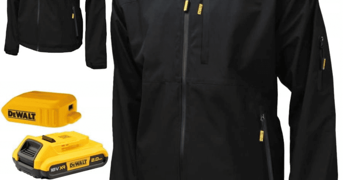 DeWalt DCHJ090BD1 Soft-Shell jakna sa grejačima, 1x2.0Ah, sa adapterom ...