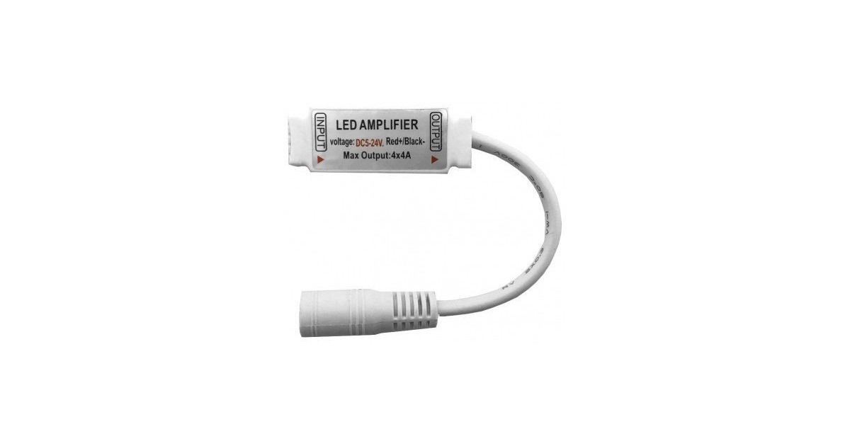 Mini pojacivac signala za LED traku 5-24V 192W RGB+W | Subotica.com
