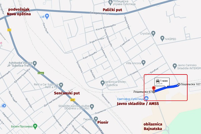 Od ponedeljka se zatvara deo Lošinjske ulice | (Vesti - 04. 01. 2024) Subotica.com