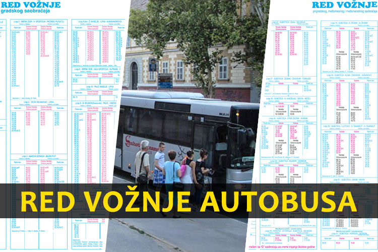 Od danas novi red vožnje autobuskih linija | (Vesti - 03.07.2017) Subotica