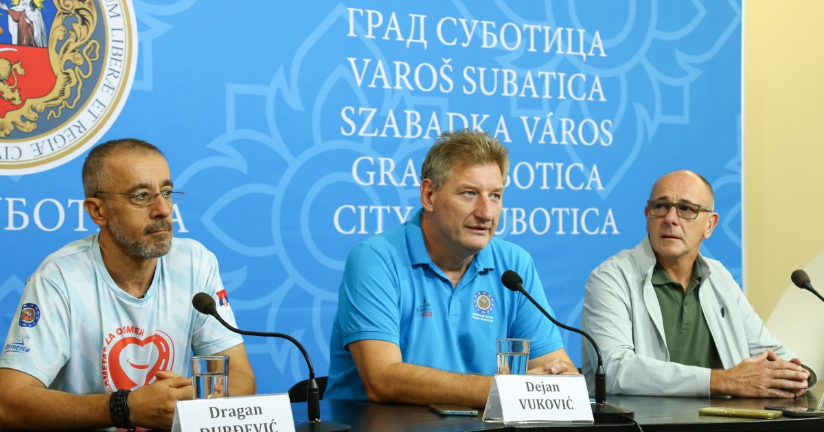 [FOTO] Najava humanitarne štafete „Za Sofiju“ - Medija centar (11. septembar 2024.) | Subotica.com