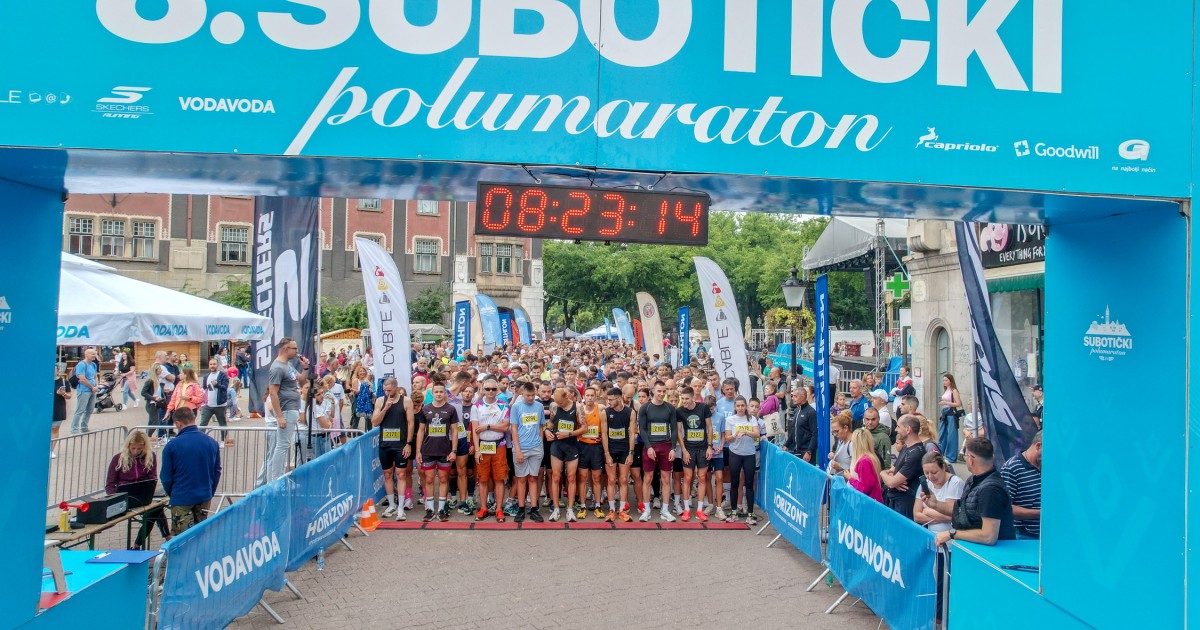 [FOTO] 8. Subotički polumaraton - iz ptičje perspektive - Gradski trg ...